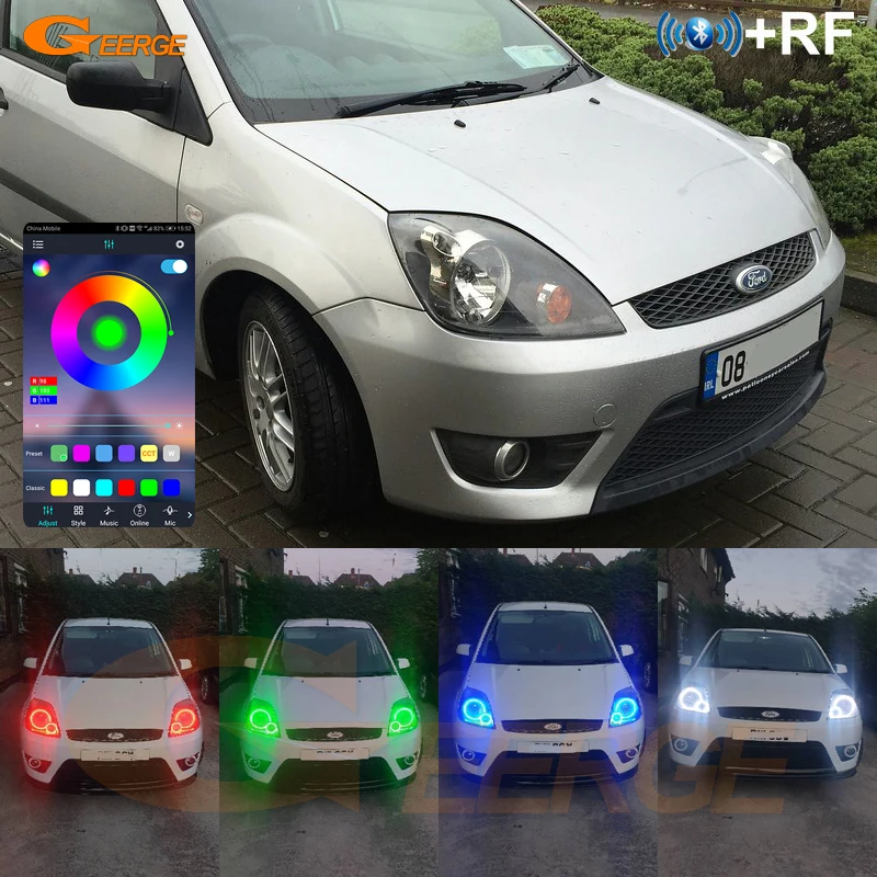 Para Ford Fiesta Facelift Mk6.5 2005 2006 2007 2008 BT App RF Control ...