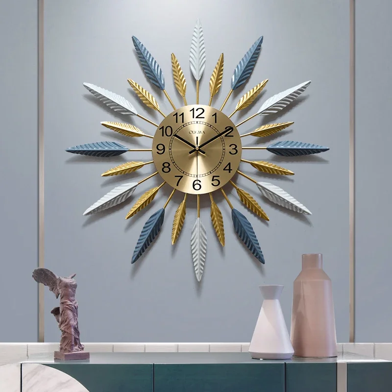 Luxury-Large-Wall-Clock-Clock-Mechanism-Unique-Minimalist-Nordic-Modern ...