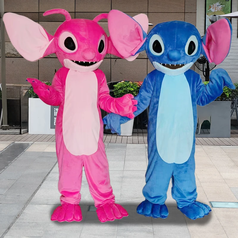 High Quality Blue Lilo & Stitch Mascot Costume Fashion Cartoon ...