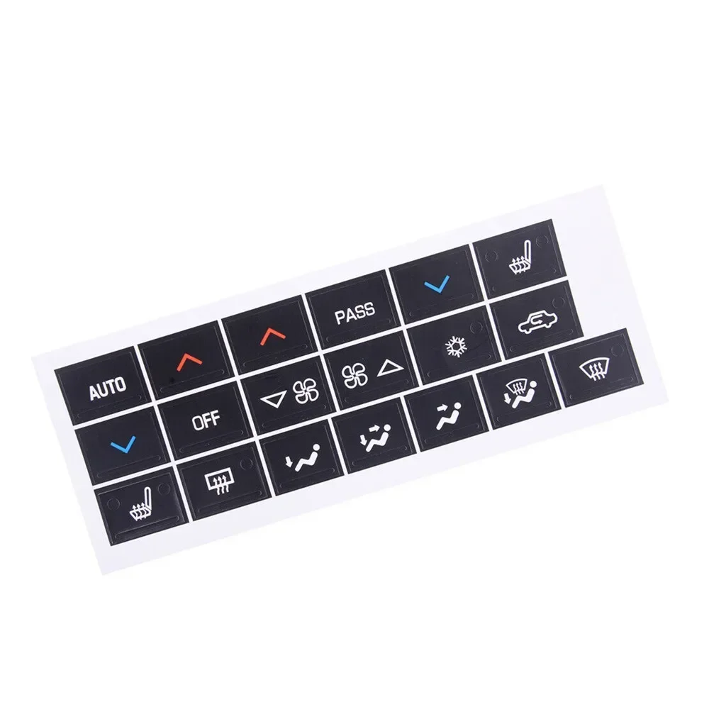 Car-Center-AC-Climate-Control-Button-Stickers-Decals-Repair-Kit-for ...