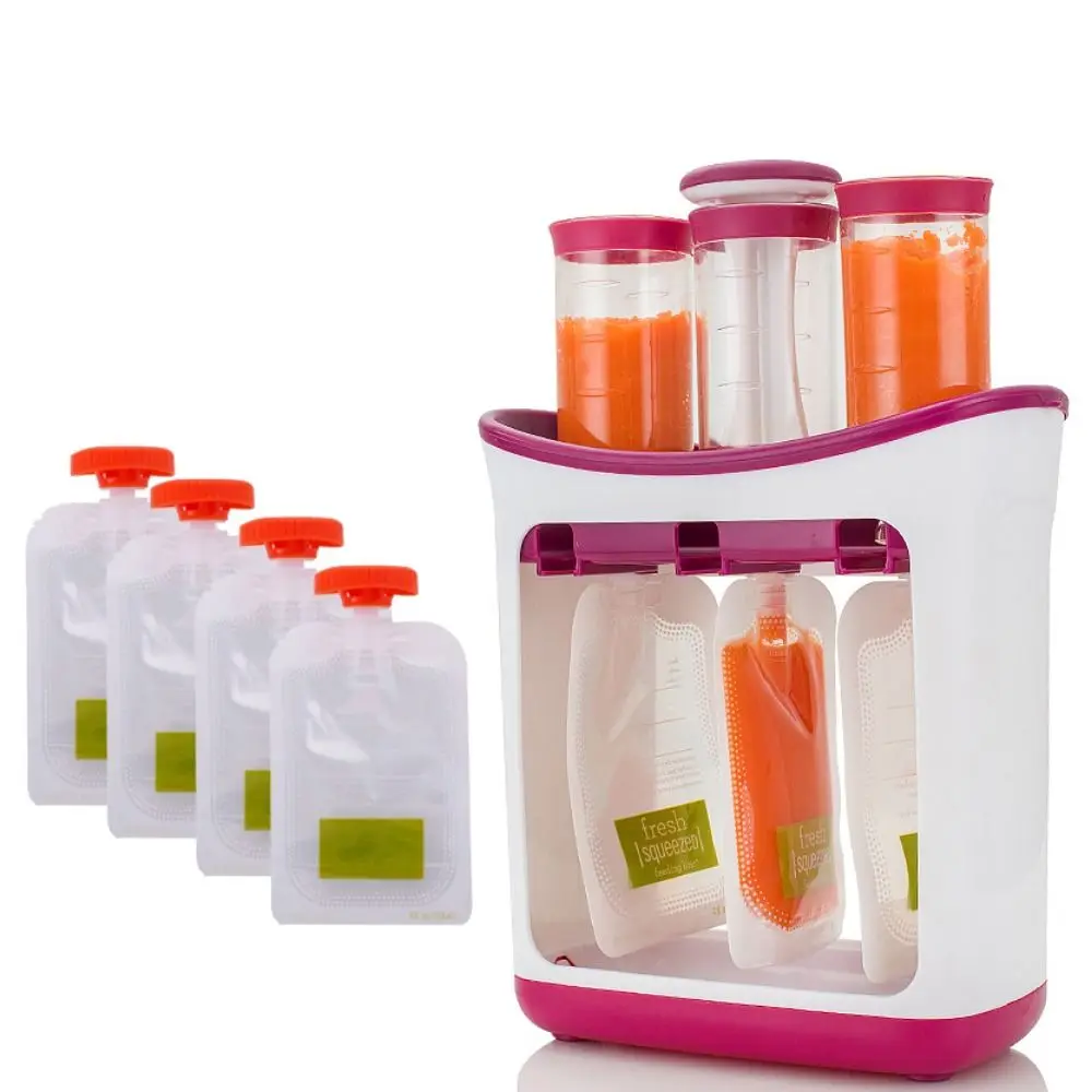 10Pcs-Reusable-Food-Pouches-For-Homemade-Organic-Puree-Refillable ...