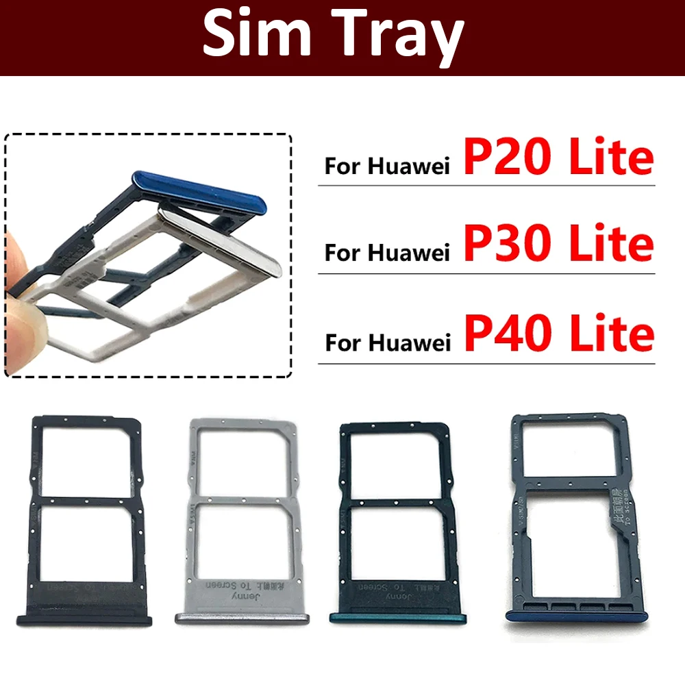 New-For-Huawei-P20-P30-P40-Lite-SIM-Card-Slot-SD-Card-Tray-Holder ...
