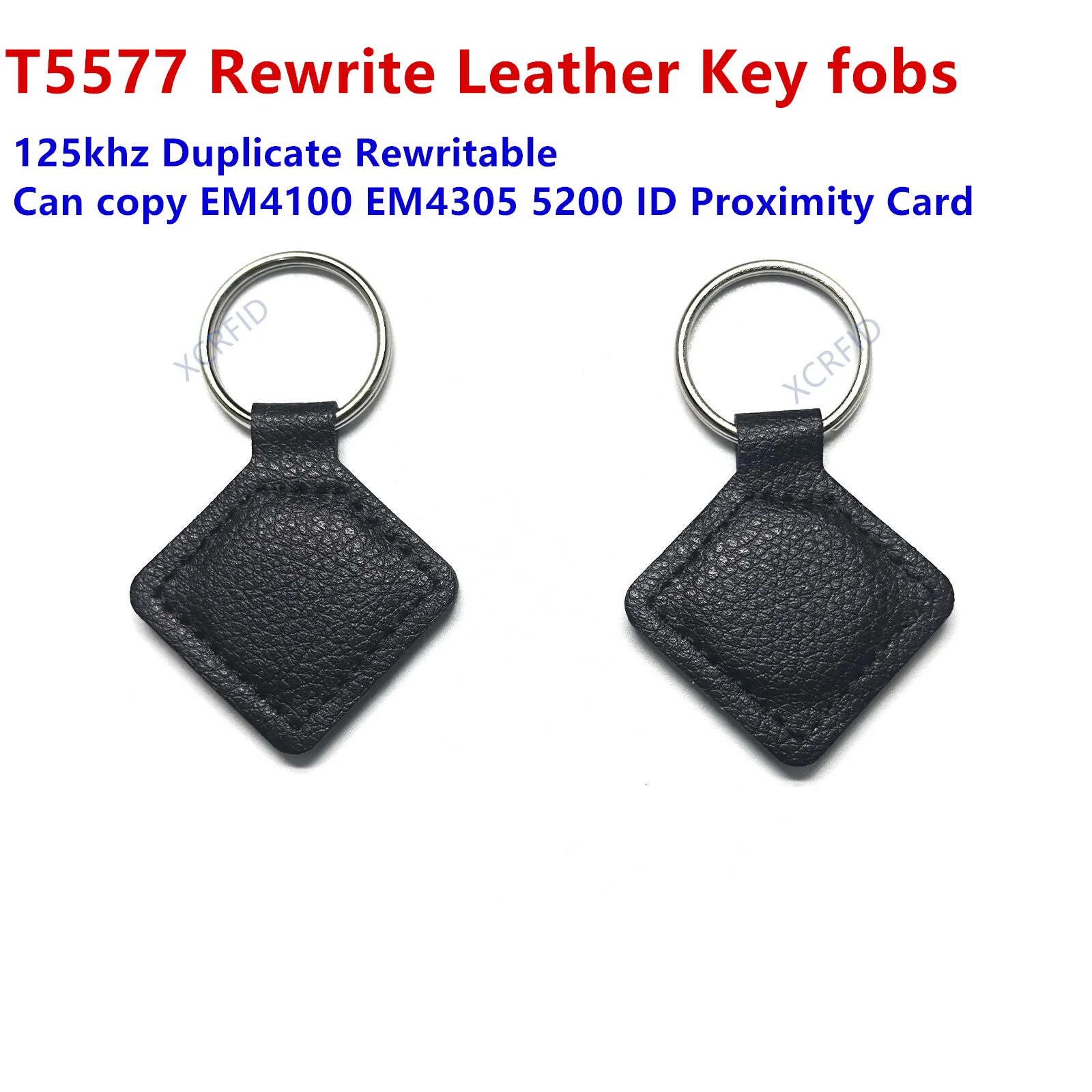 T5577-EM4305-Rewrite-Writable-Key-Tag-Rewritable-Duplicate-Leather-RFID ...