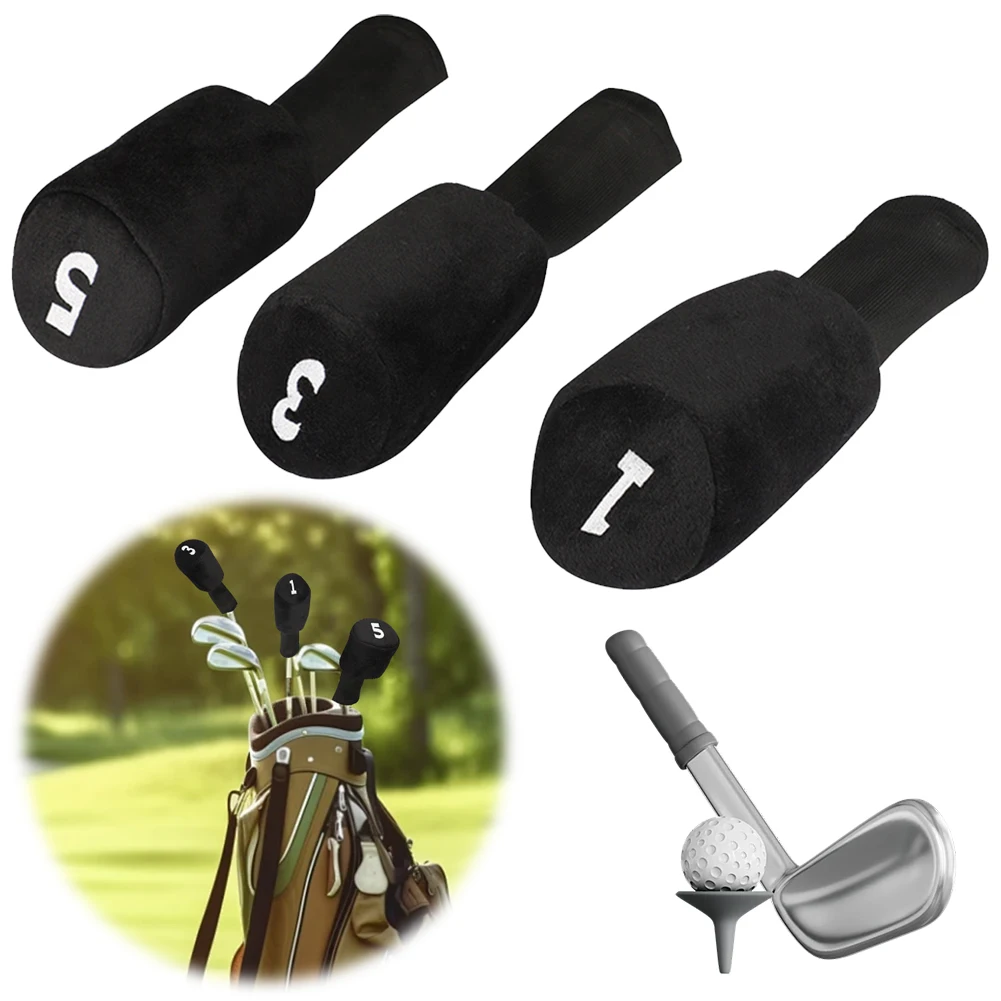 3Pcs-Driver-1-3-5-Fairway-Woods-Headcovers-Golf-Accessories-Golf-Wood ...