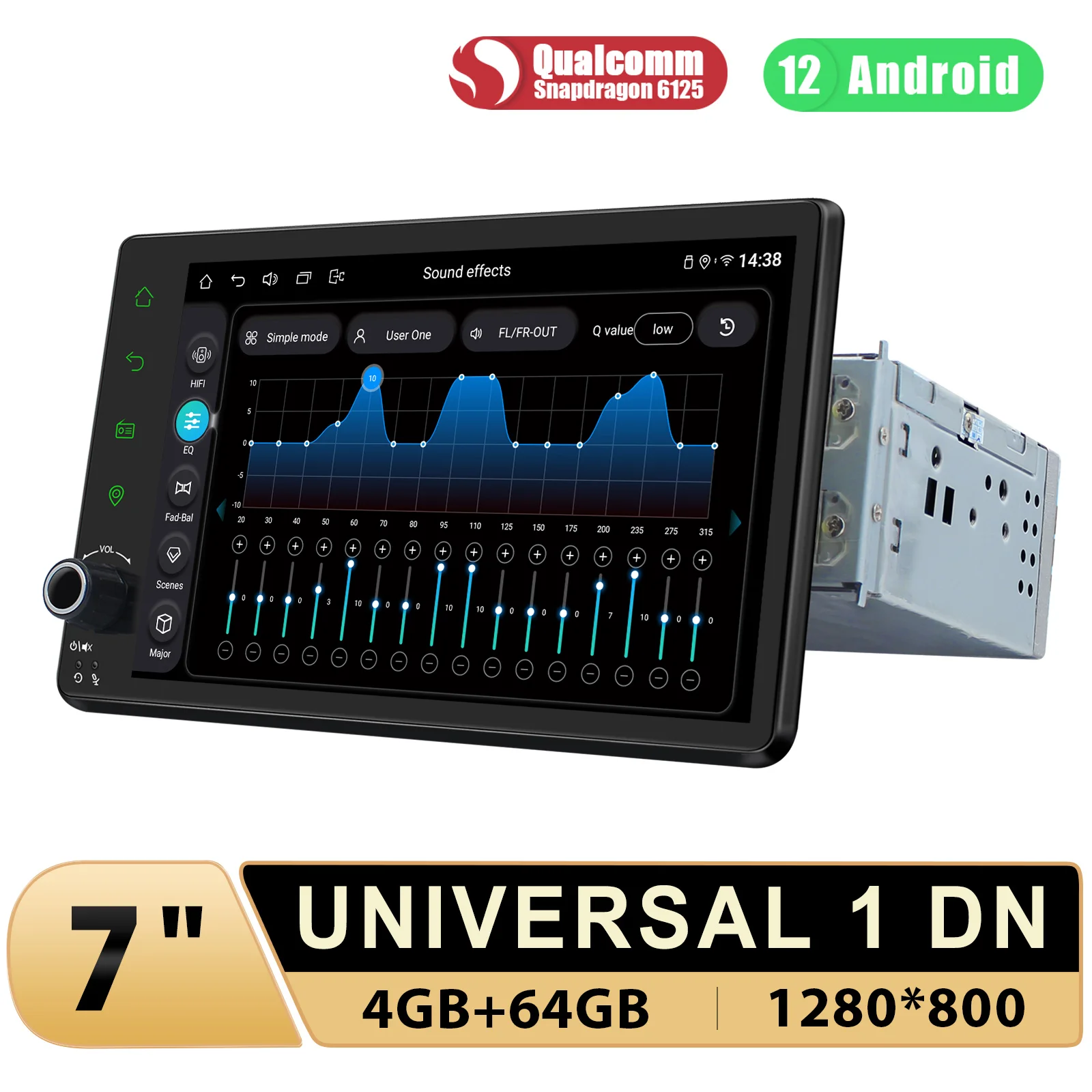 JOYING-7-Single-1-Din-Android-Auto-Car-Radio-Stereo-Universal-Head-Unit ...