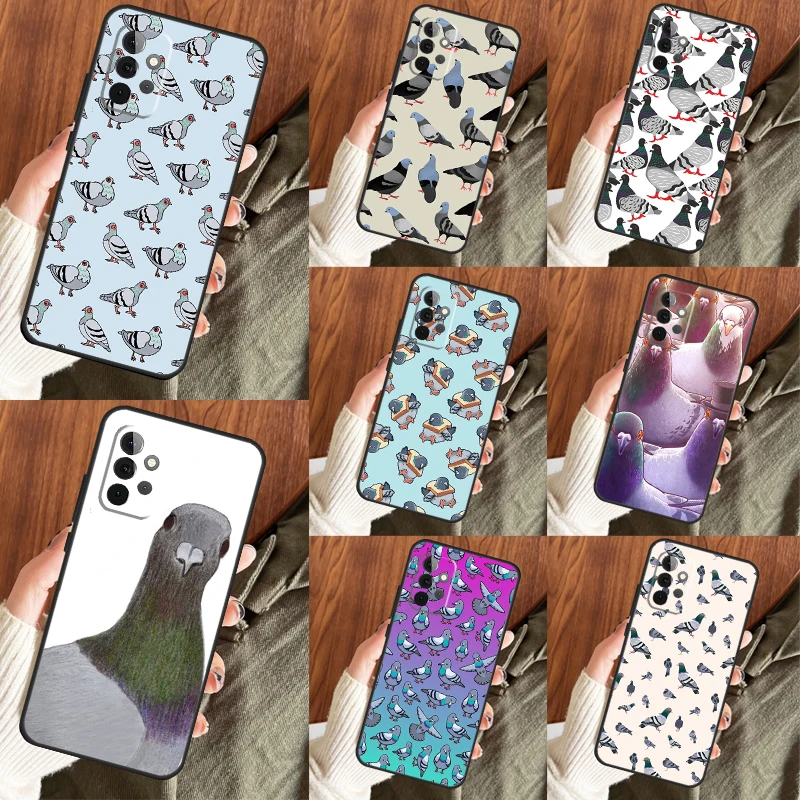 The Pigeons Phone Case For Samsung Galaxy A14 A34 A54 A12 A32 A42 A52 ...