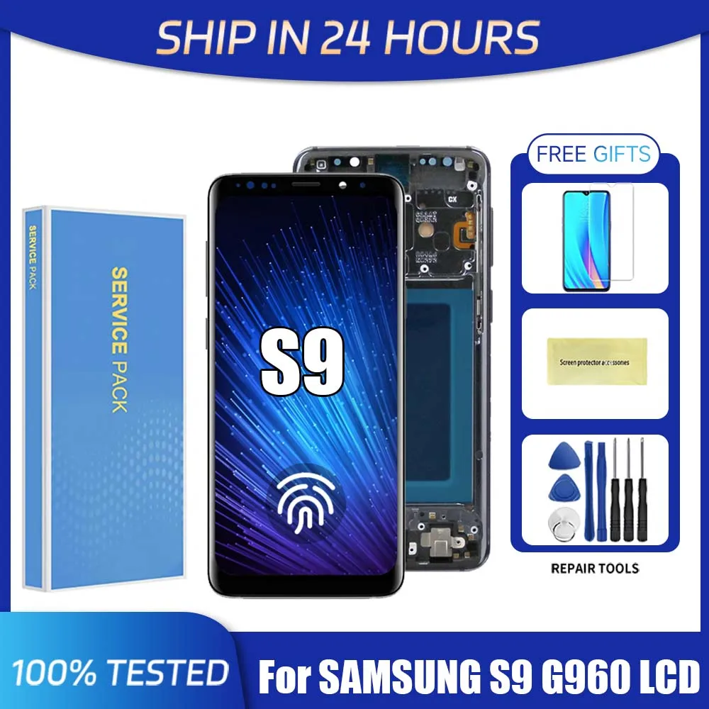 AMOLED-For-Samsung-S9-LCD-Display-Digital-Touch-Screen-Replacement-For ...