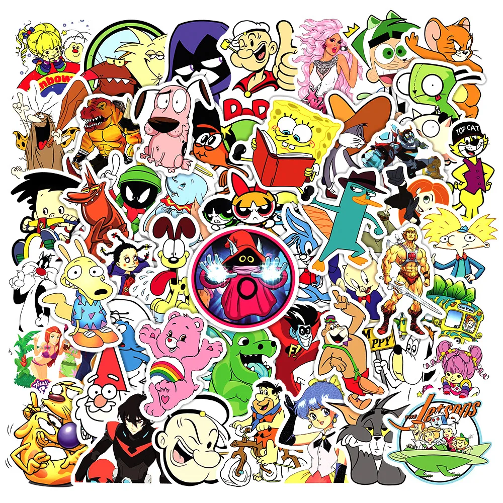 90s Cartoons Collage