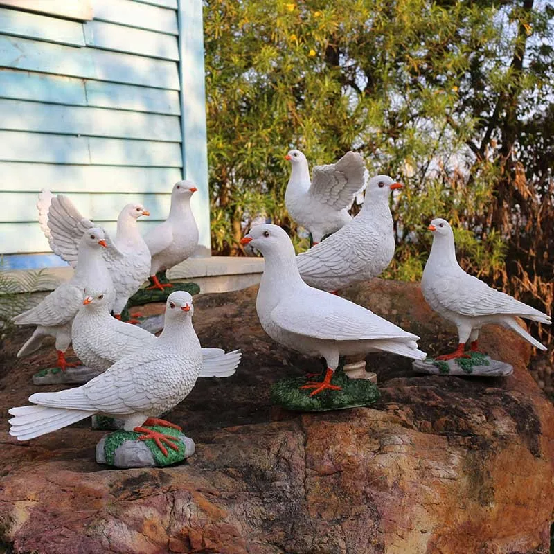 White-Dove-Decoration-Home-Decorations-for-The-Room-Garden-Decorative ...