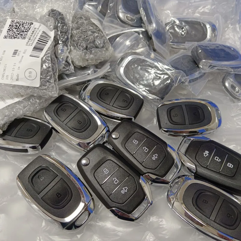 Original Smart Car Key Remote Keyless 433Mhz With ID47 Chip For SAIC ...