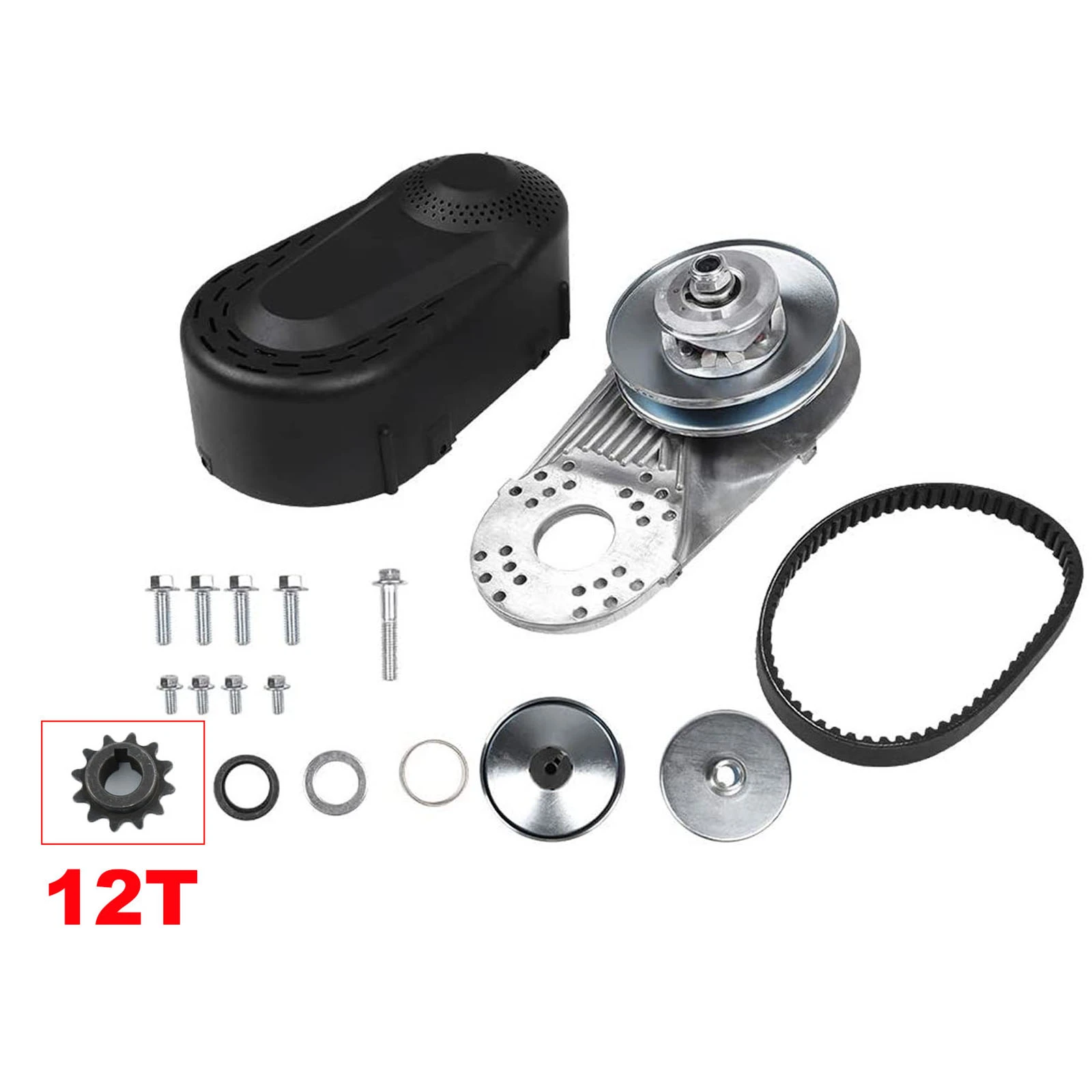 Samger 12T Go Kart Kit Embreagem 3/4 Polegada Conversor de Torque ...