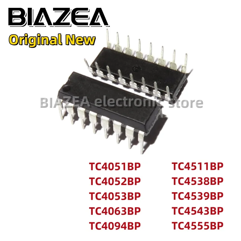 1piece TC4051BP TC4052BP TC4053BP TC4063BP TC4094BP TC4511BP TC4538BP ...