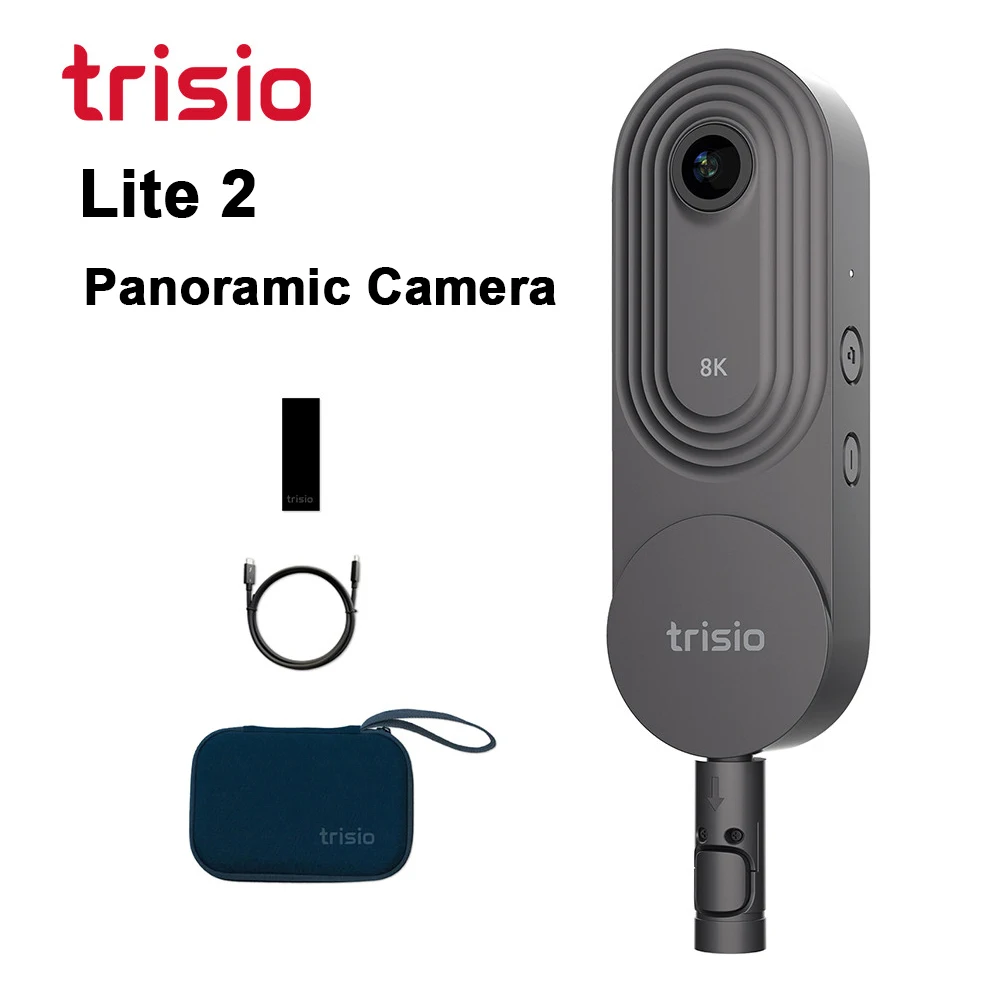 Cámara Trisio Lite 2 VR 8K, noderotato 360, panorámica, 32MP, algoritmo ...