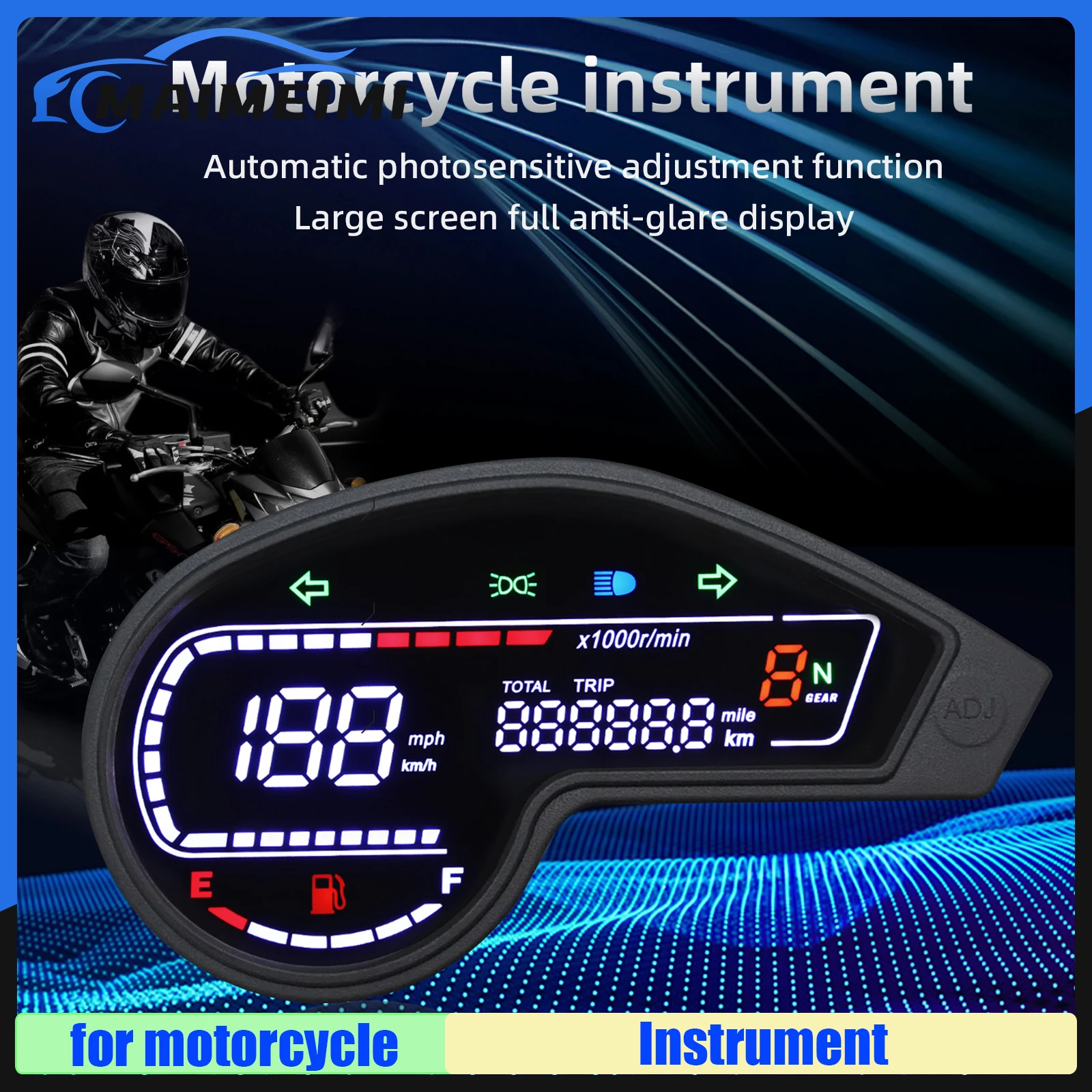 Motorcycle-Dashboard-for-Honda-NXR150-NXR125-Bros-2003-2014-CRV-Digital ...
