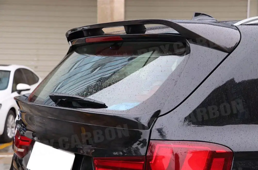 Carbon Fiber Rear Spoiler Roof Wings For BMW X5 F15 2015 2016 2017 2018 ...