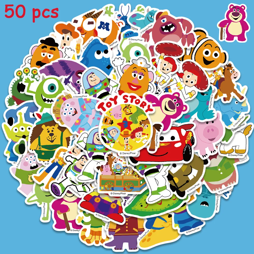 50pcs-Disney-Pixar-Animation-Lots-o-Huggin-Bear-Lightning-McQueen ...