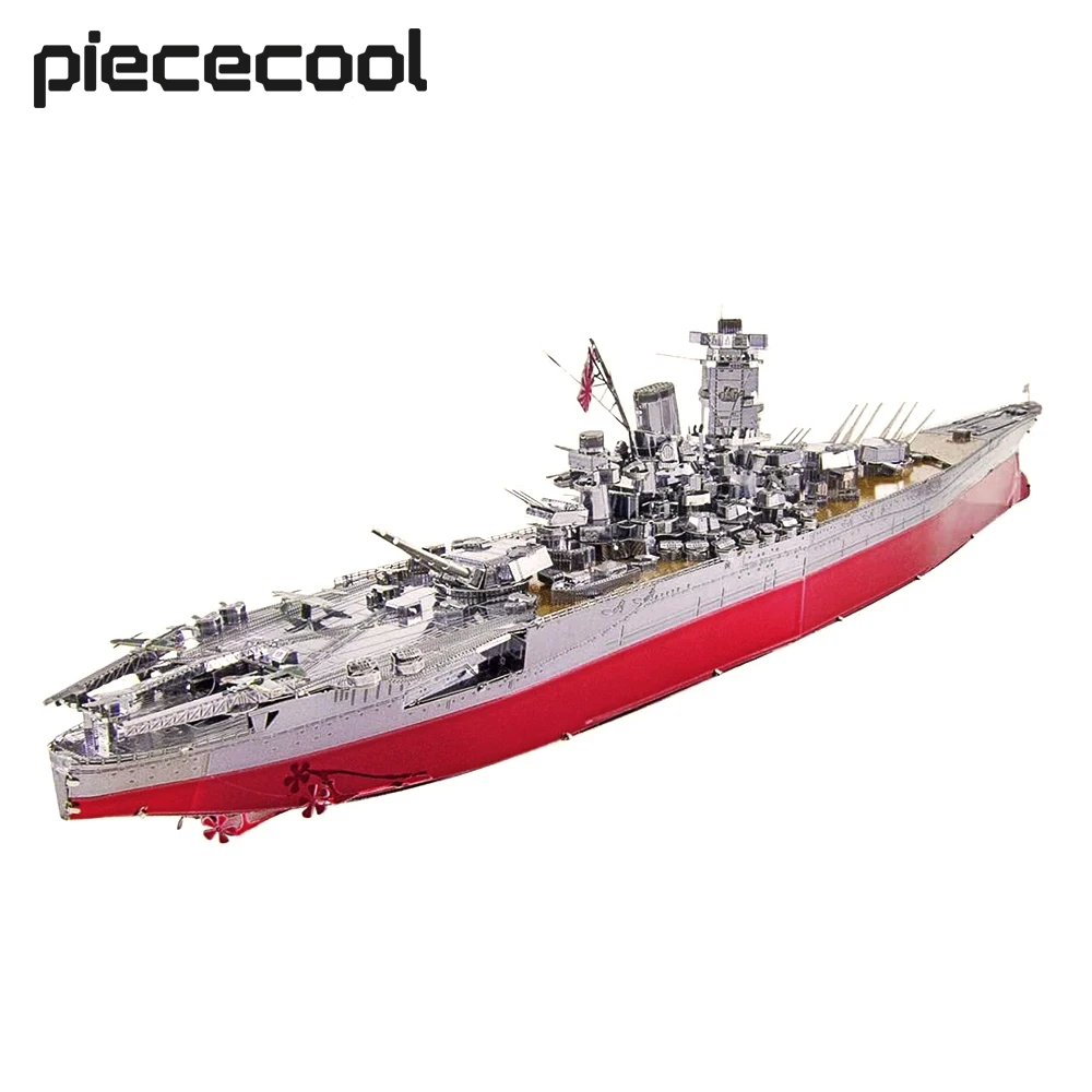 Piececool-3D-Metal-Puzzle-Battleship-Yamato-Model-Kits-DIY-Ship-Toys ...