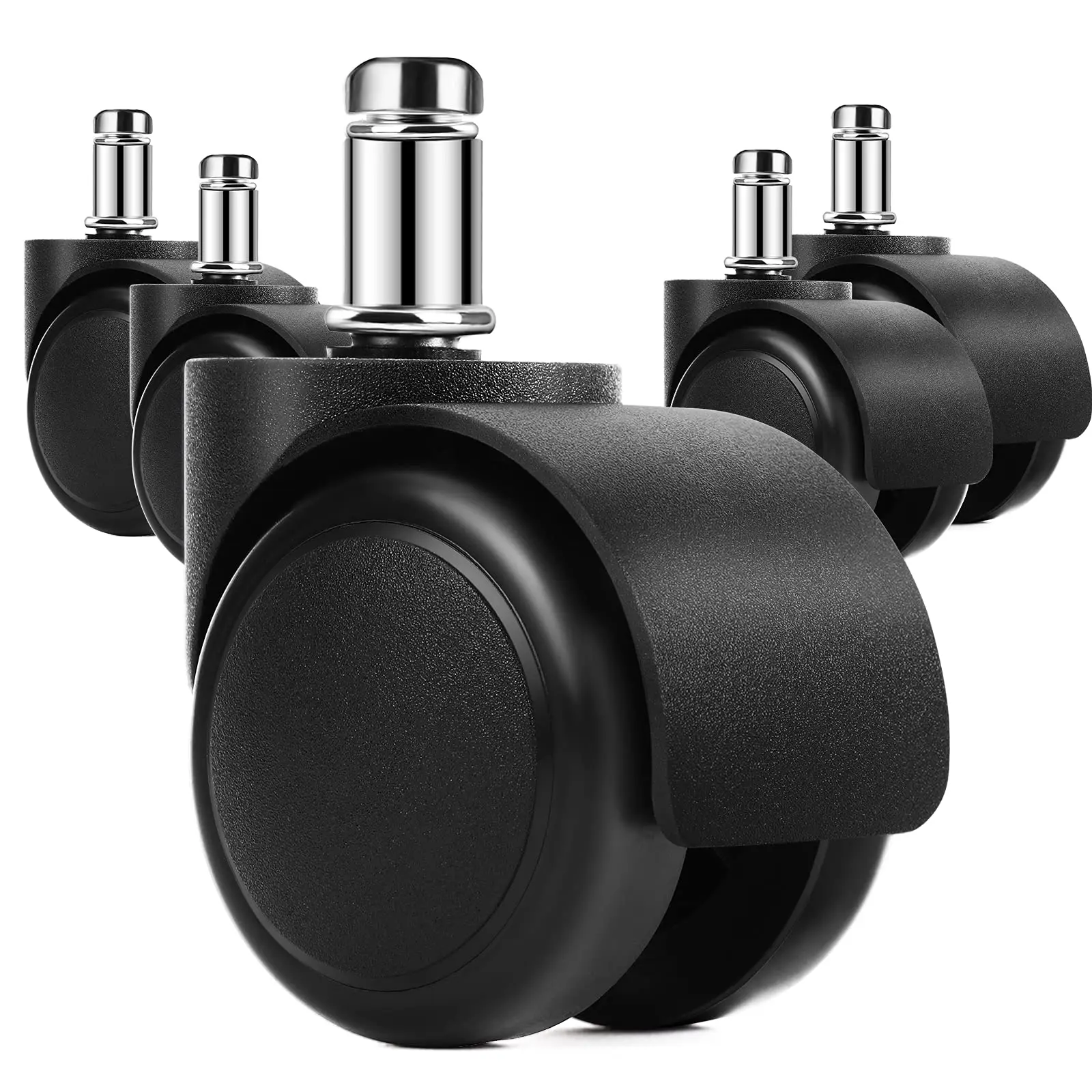 1/5 Pcs 2inch Universal Mute Office Chair Wheel Caster Heavy Duty ...