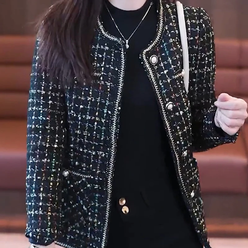 New-style-small-fragrant-style-short-coat-Women-s-advanced-sense-small ...