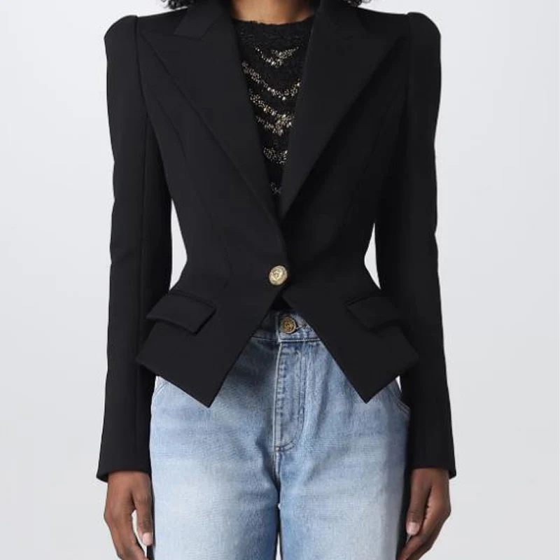 Slim-Fit-Spring-Clothes-Women-2023-Coat-Blazers-Lapel-Jackets-Single ...