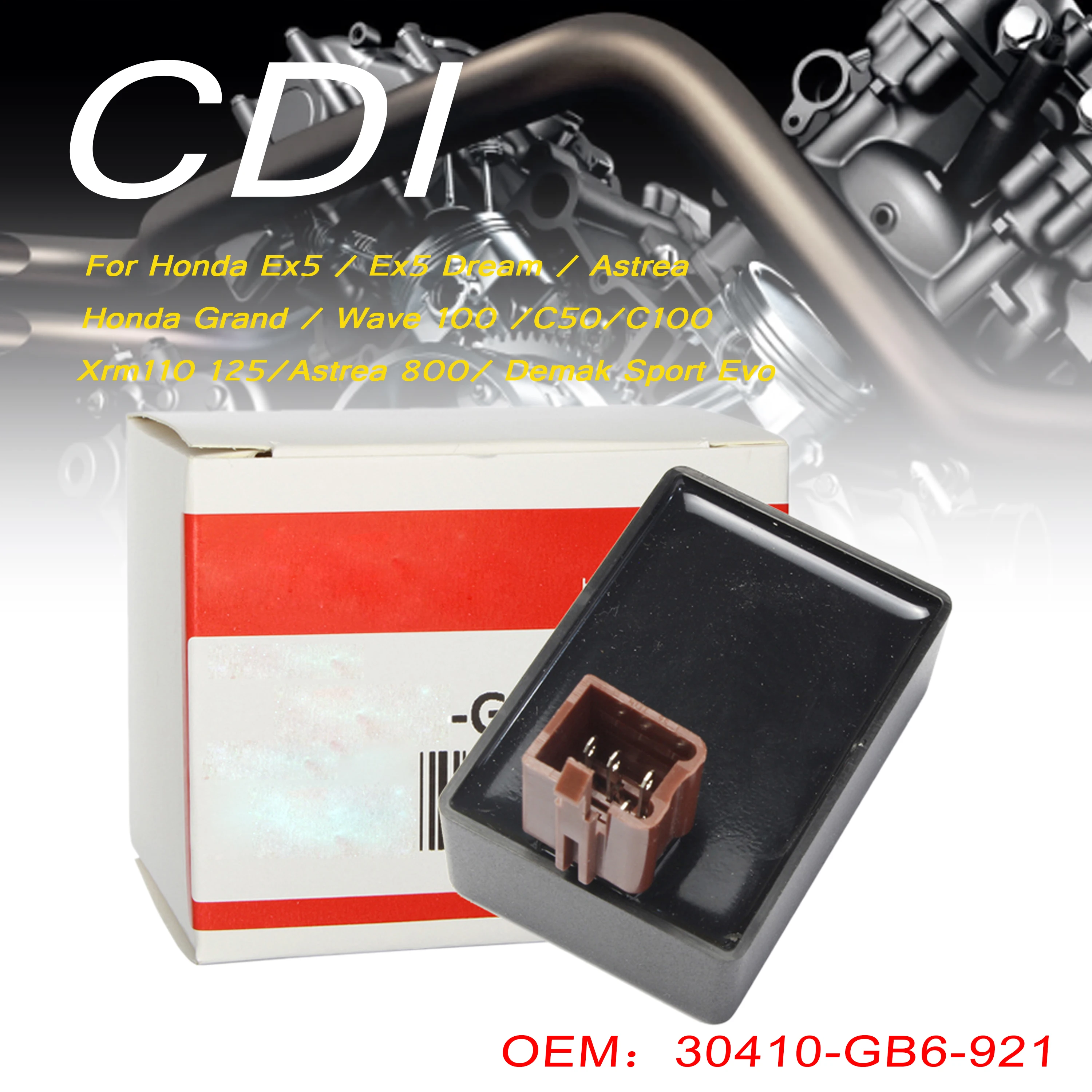 Cdi-Unit-Honda-Shindengen-For-Honda-Biz-100-Web-100-Pop-Ex5-Dream ...