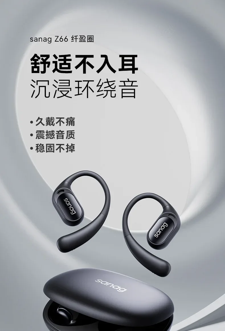 Беспроводные наушники Sanag Z66 Pro с поддержкой Bluetooth | AliExpress