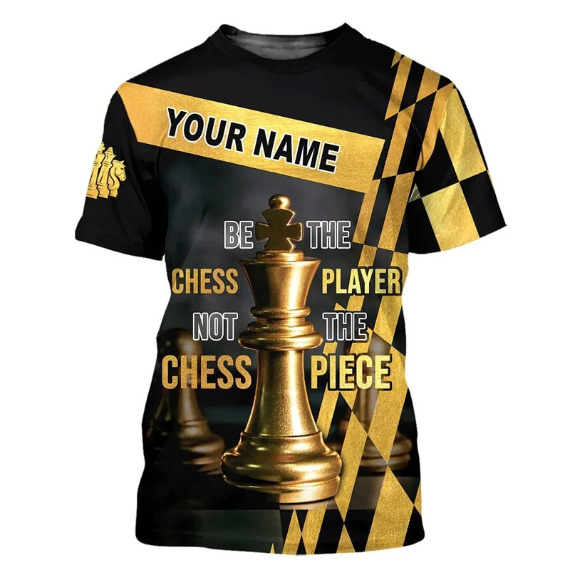 3D-Full-Print-Personalized-Chess-Graphic-TShirt-For-Men-Women-Summer ...
