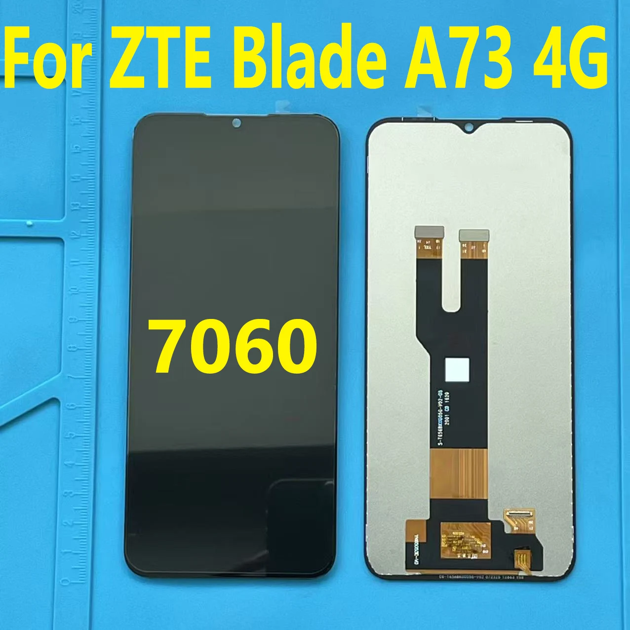 Para ZTE Blade A73 4G LCD e substituição do digitalizador da tela de ...