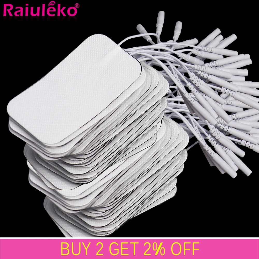 100/50/30/20p Tens Ems Electrode Pads Gel Patch For Electrode Stickers ...