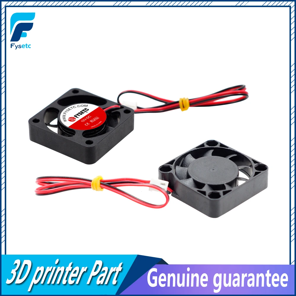 2pcs 3d Printer 4010 Cooling Fan 40x40x10mm 12v 0.11a With 2 Pin Dupont ...