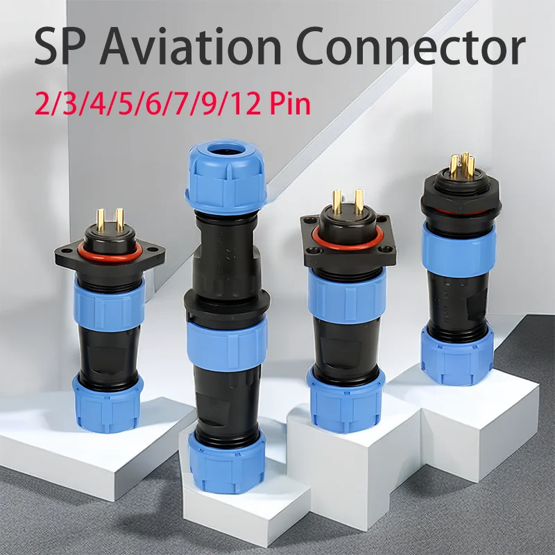 SP13-SP16-SP17-SP20-SP21-Waterproof-Aviation-Connector-Socket-Male-and ...