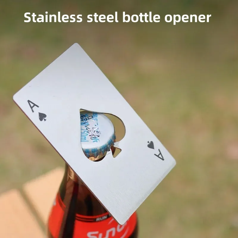 1Pcs-Creative-Poker-Shaped-Bottle-Can-Opener-Stainless-Steel-Credit ...