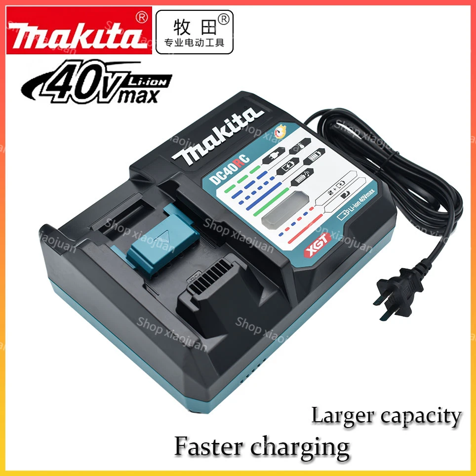 DC40RA-100-original-Makita-40V-Max-XGT-fast-optimized-charger-digital-display-40Vlithium-battery ...