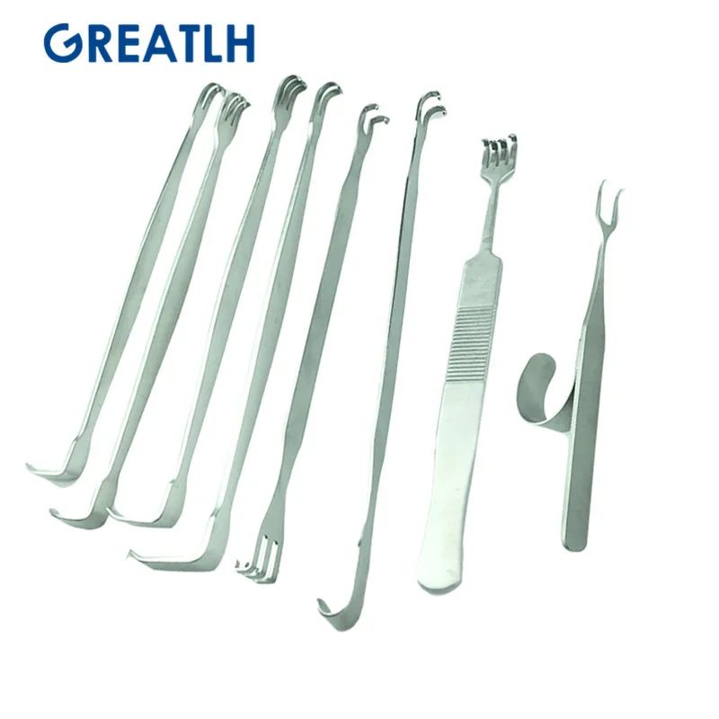 Stainless Steel Eyelid Hook Tool Double Head Eyelid Retractors Double ...
