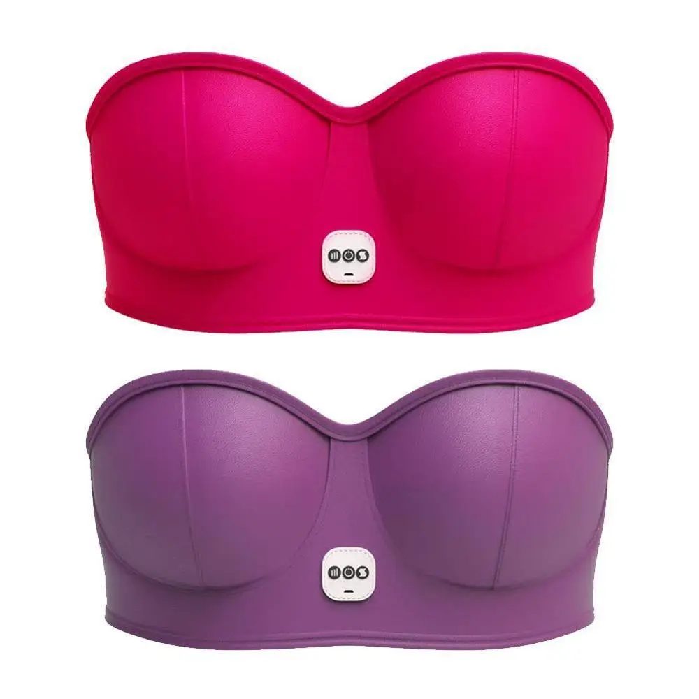 Electric-Breast-Massage-Bra-Vibration-Chest-Massager-Growth-Enlargement ...