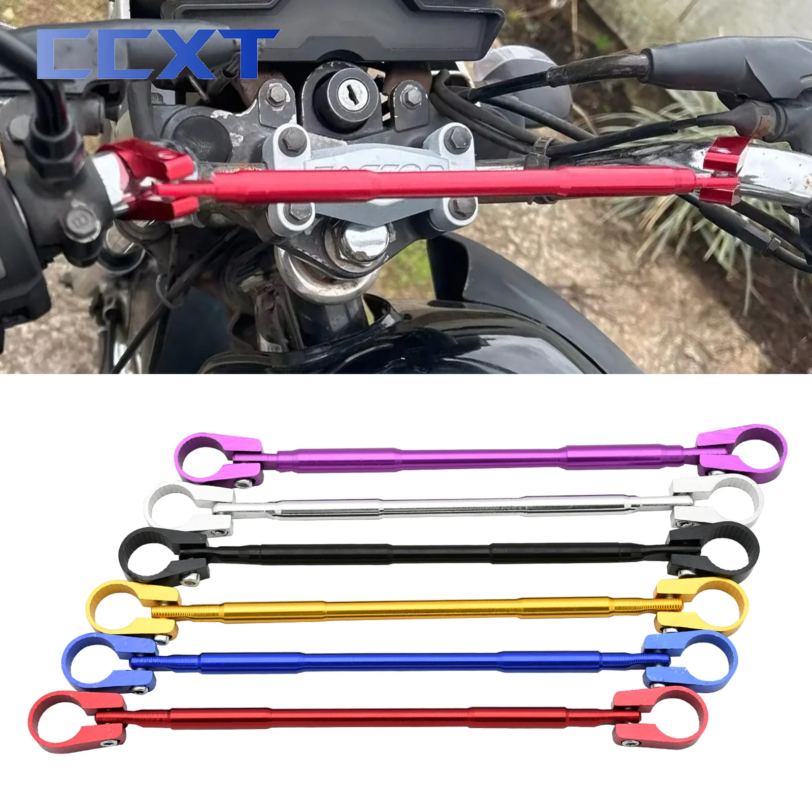 Motorcycle-CNC-Handlebar-Balance-Cross-Bar-Lever-Handlebar-For-Most-7-8 ...