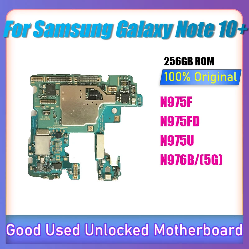 100% Original Unlocked Motherboard For Samsung Galaxy Note 10 Plus ...