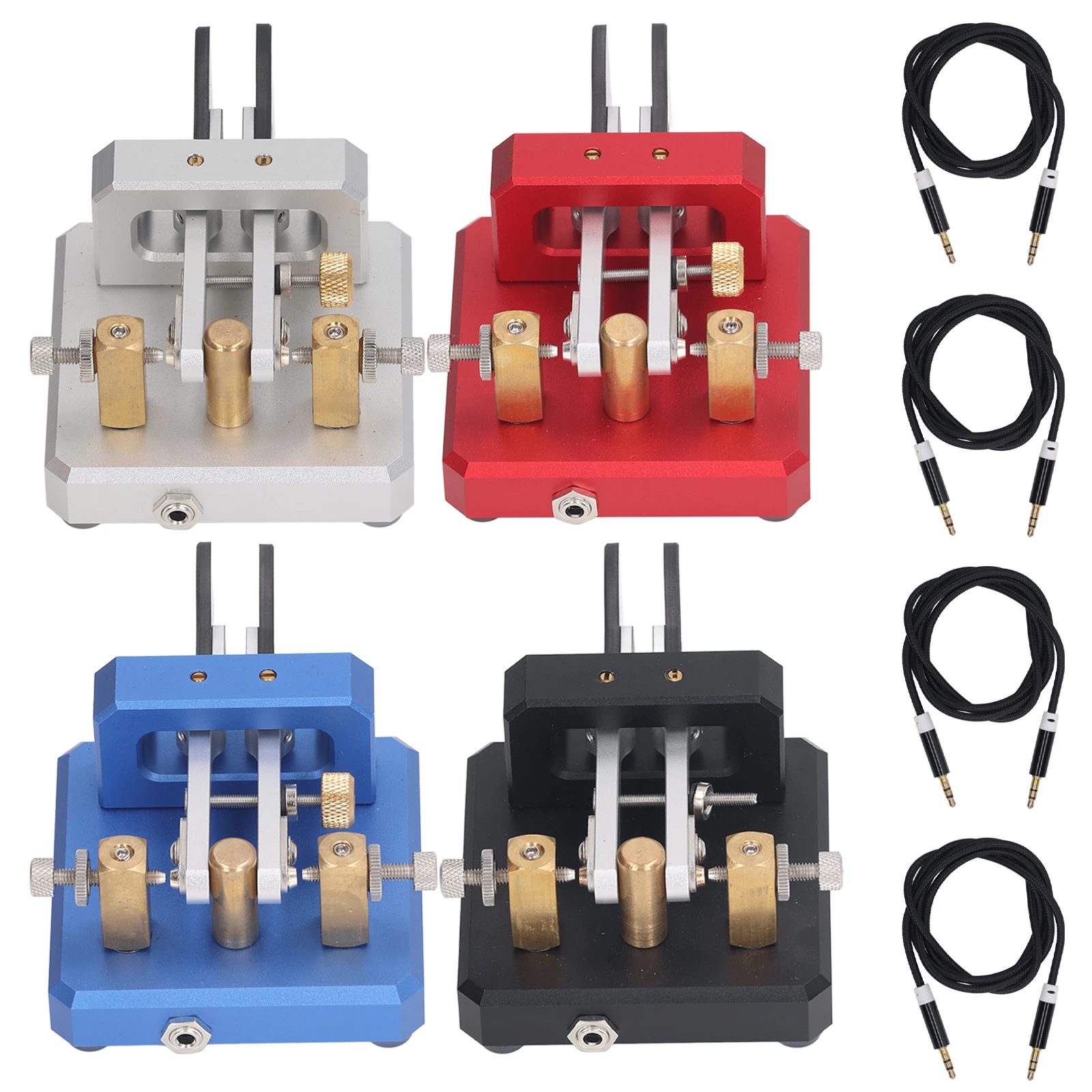 CW-Key-Magnetic-Damping-Good-Workmanship-Carbon-Fiber-Paddles-Automatic-Silver-Contact-Morse-Key ...