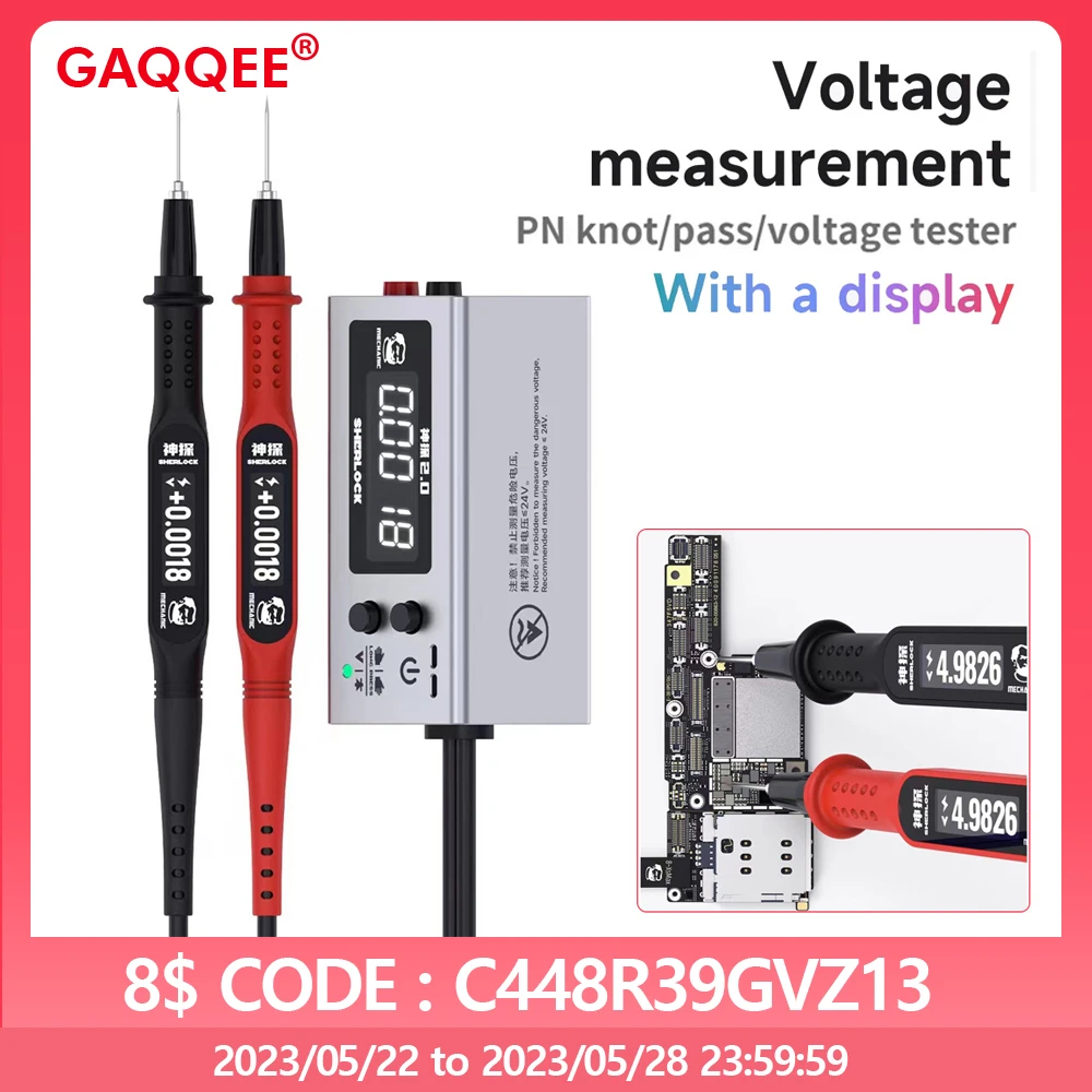 2.0 Multimeter Voltage Tester Digital Internal Resistance Meter ...