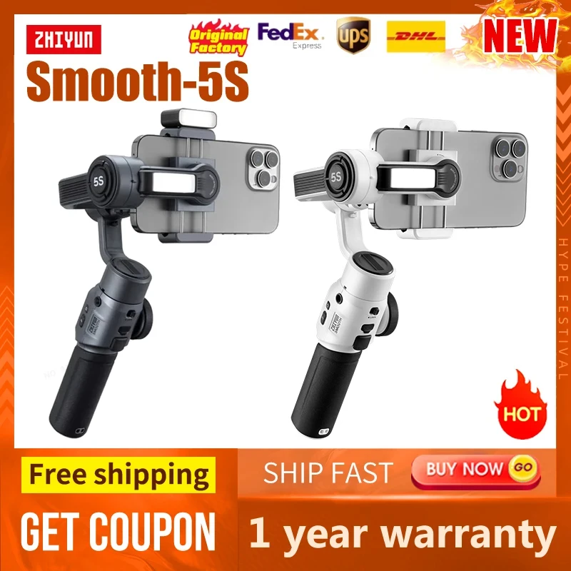 Zhiyun-Smooth-5S-3-Axis-Handheld-Smartphone-Gimbal-Stabilizer-Photography-Kit-for-iPhone-Xiaomi ...