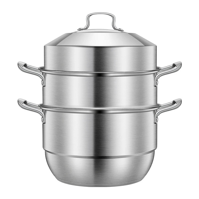 304 Steamer Stainless Steel Three-layer Two-layer Double-layer ...