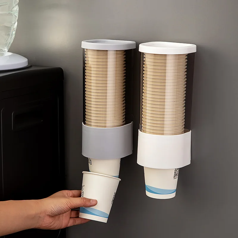 Disposable-Cup-Holder-Automatic-Water-Dispenser-Cup-Non-Punching-Paper ...