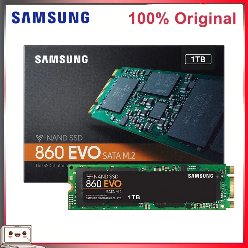 삼성 860 EVO M.2 2280 SATA 2TB 1TB 500GB 250GB SSD, 내장 솔리드 스테이트 디스크 하드 드라이브 HDD M2 노트북 데스크탑 PC TLC ...