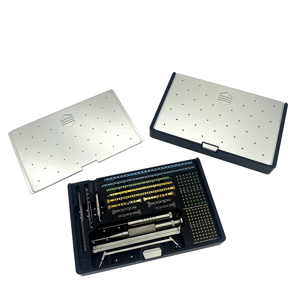 Orthopedic ALPS Mini Titanium Locking Plate System 1.1 1.6mm Veterinary ...