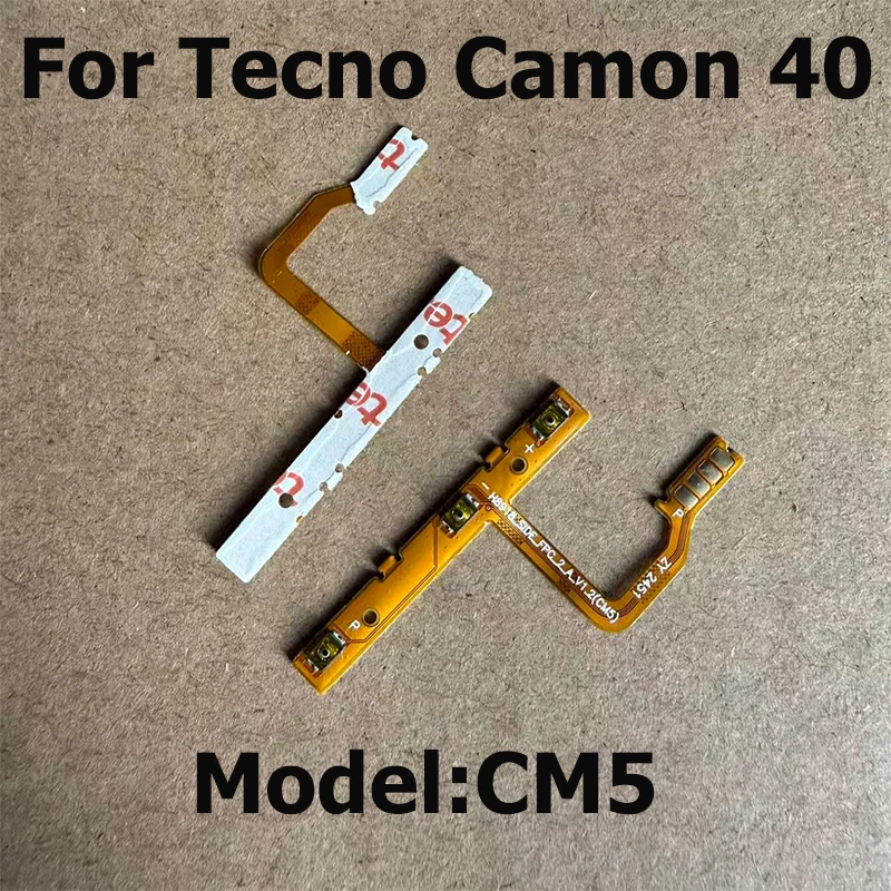 For Tecno Camon 40 Power On Off Switch Button Volume Key Button Flex ...