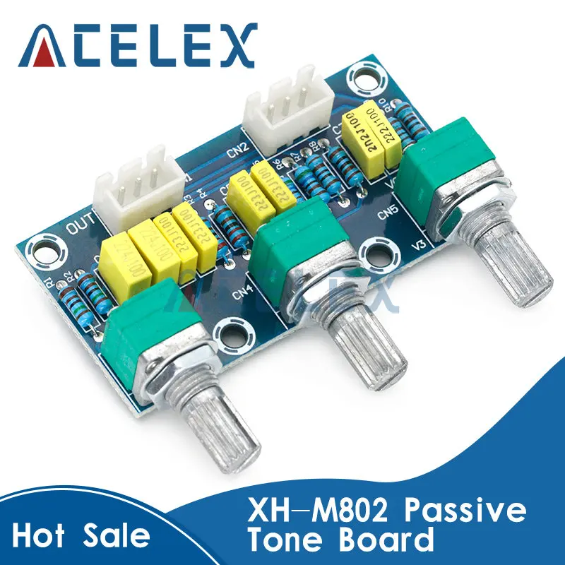 XH-M802-Passive-Tone-Board-Amplifier-Preamp-Power-Module-Low-High-Sound ...
