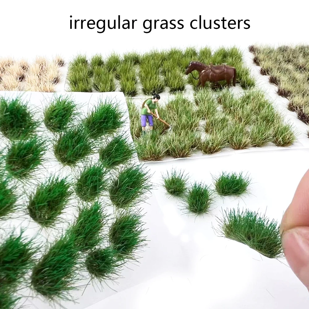 39pcs 10MM Miniature Grass Tuft HO N Scale Artifial Plant Toys for ...