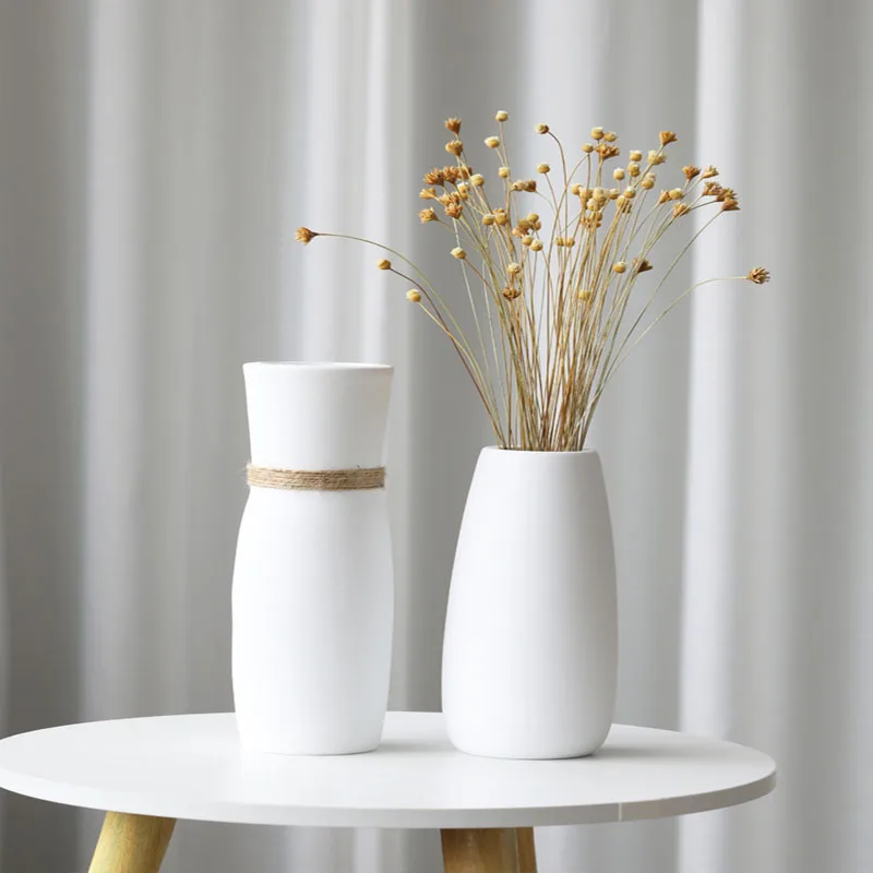 Modern White Vase