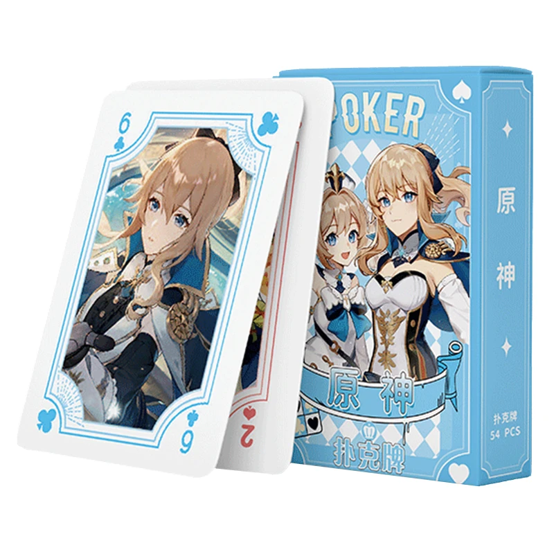 Genshin Impact Poker playing cards board games child kids toys Children ...