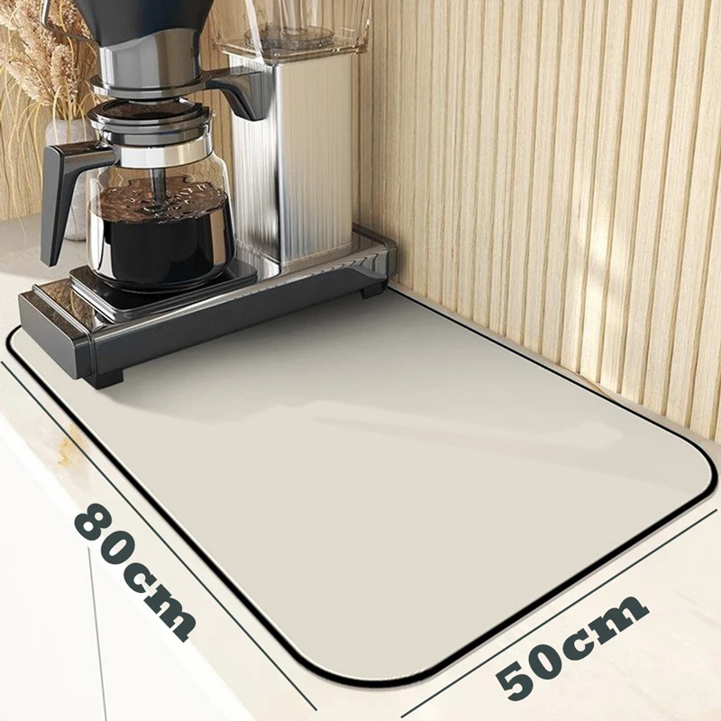 80x50cm-Absorbent-Coffee-Dish-Cups-Large-Kitchen-Draining-Mat-Drying ...
